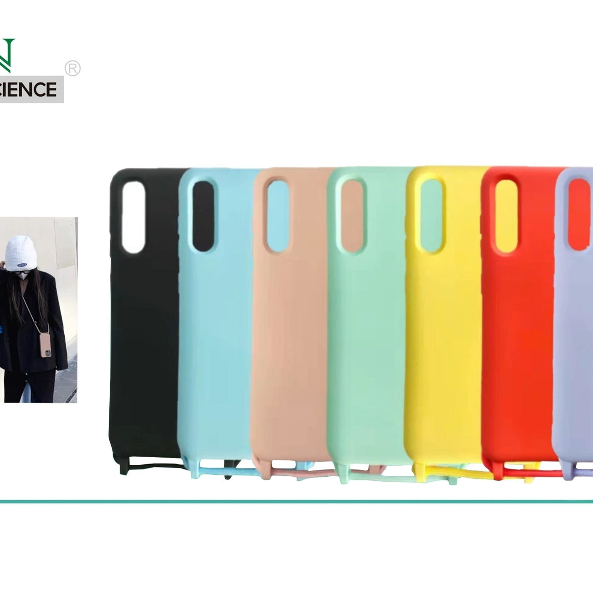 Rubber Case with Rope Samsung A55 – New Science