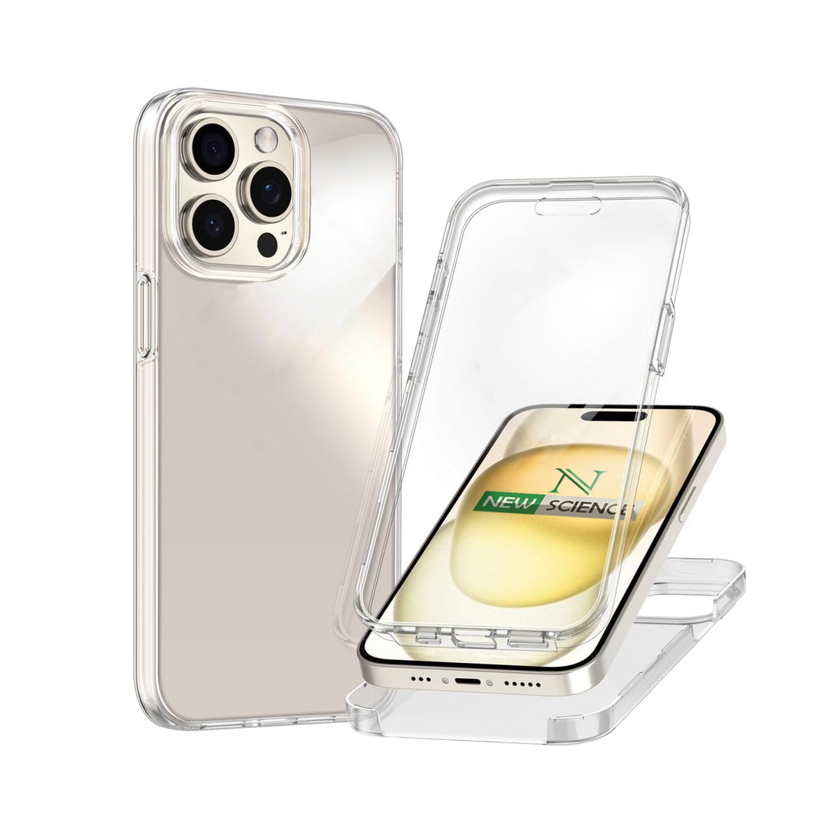 iPhone 16 Pro Double-Sided 360º Case – New Science